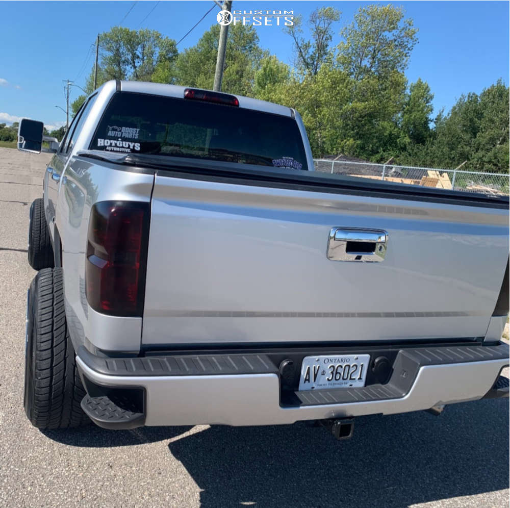 2018 Chevrolet Silverado 1500 with 22x14 -76 Vision Spyder and 305/45R22 Sailun Atrezzo Svr Lx ...