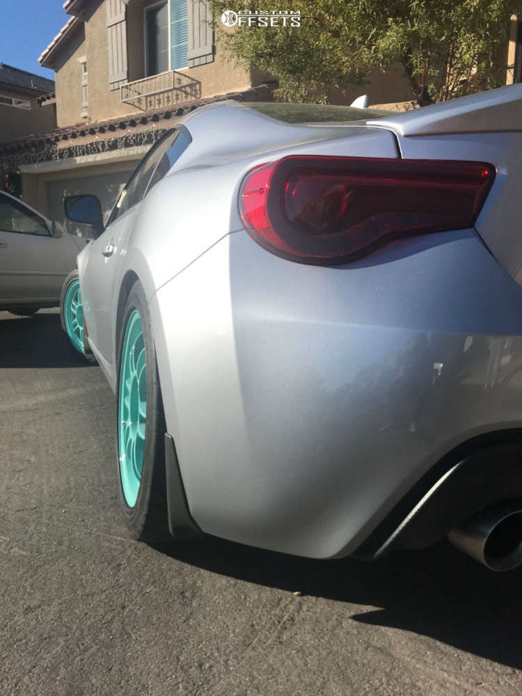 2020 Subaru BRZ with 17x8 35 Enkei Rpf1 and 235/45R17 Toyo Tires Proxes R1r and Lowering Springs ...