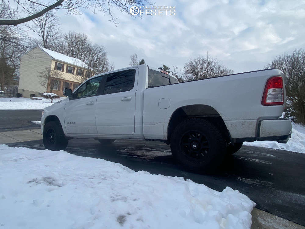 2019 Ram 1500 with 18x9 -12 Vision Split and 275/70R18 Falken WildPeak ...
