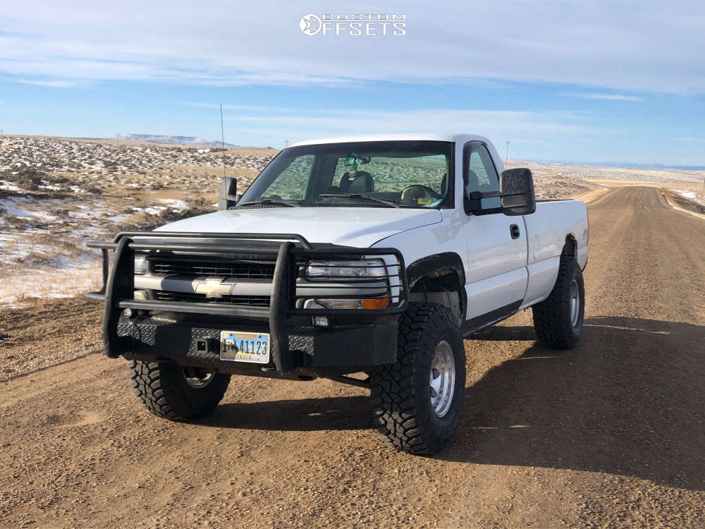 2001 Chevrolet Silverado 1500 with 16x10 -24 Pro Comp 1069 and 35/12 ...