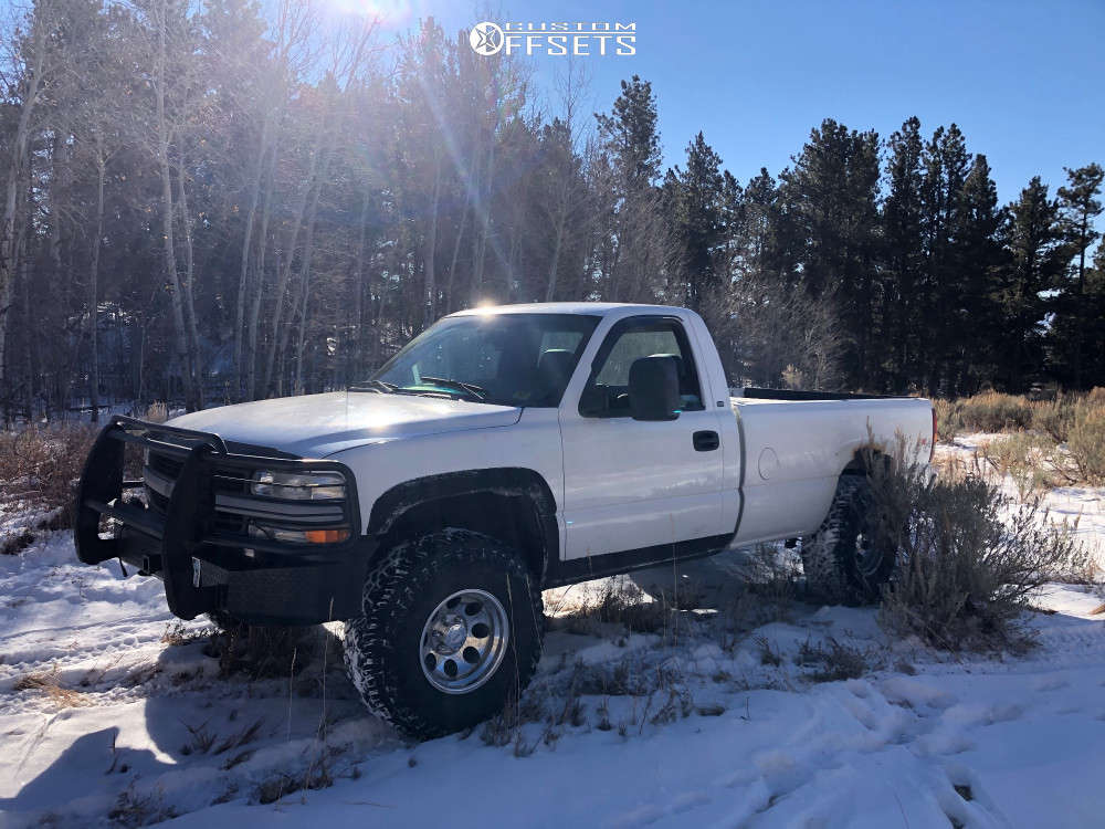 2001 Chevrolet Silverado 1500 with 16x10 -24 Pro Comp 1069 and 35/12 ...