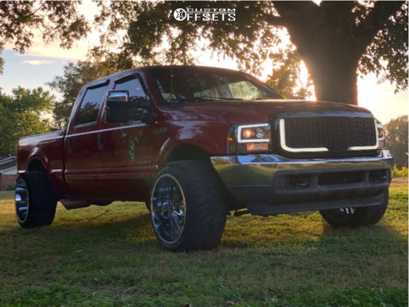 2001 Ford F-250 Super Duty with 22x14 -76 TIS 544C and 33/12.5R22 ...