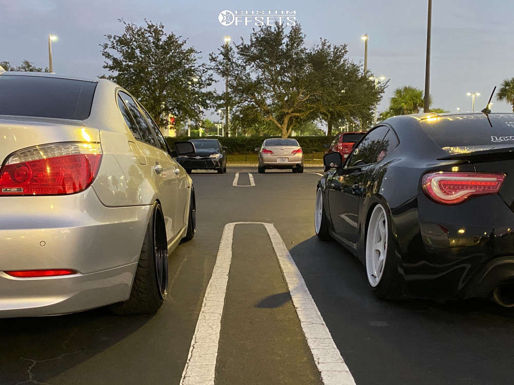 2009 BMW 535i with 19x9.5 22 ESR Cs8 and 225/35R19 Federal SS595 and ...