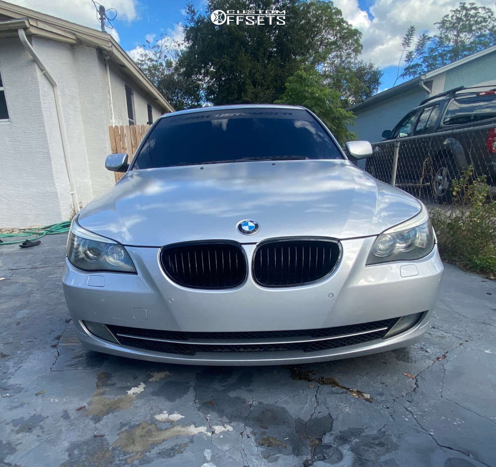 2009 BMW 535i with 19x9.5 22 ESR Cs8 and 225/35R19 Federal SS595 and ...