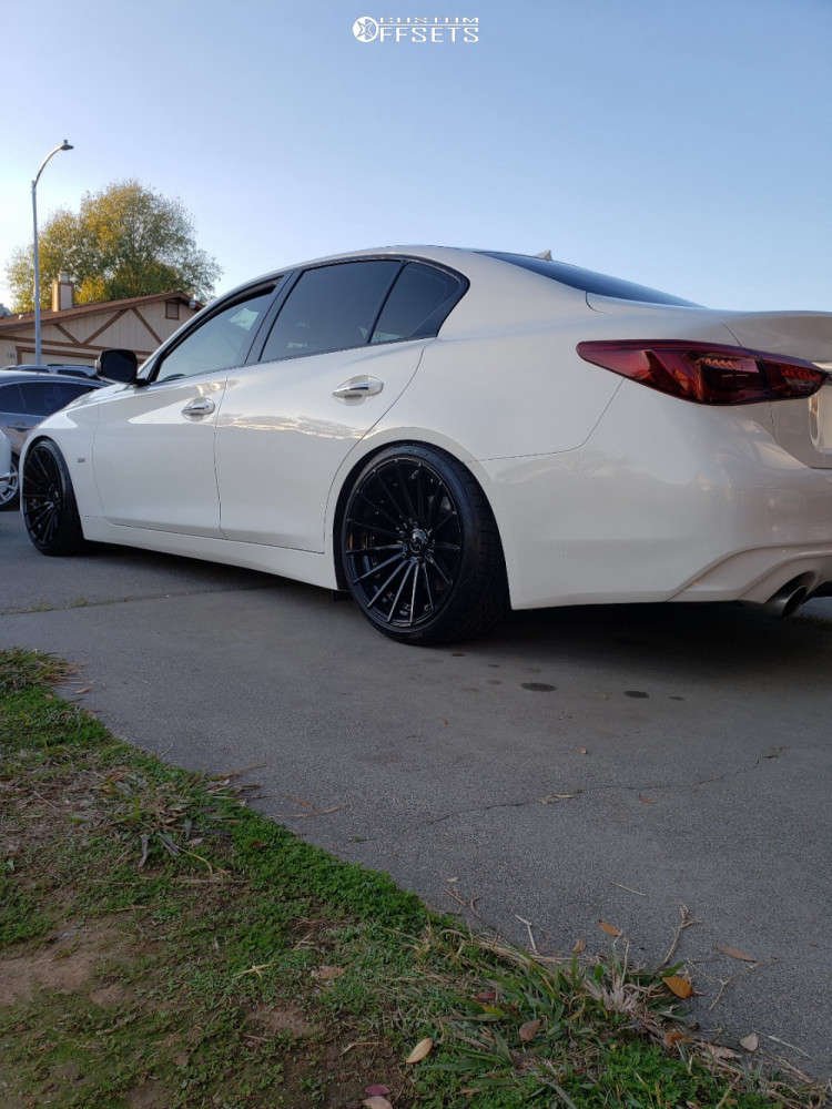 2019 INFINITI Q50 with 19x10.5 30 JNC Jnc042 and 255/35R19 Nitto Motivo ...