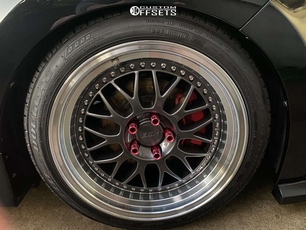 2016 Toyota Corolla with 17x8.5 30 ESR Sr01 and 215/45R17 Douglas ...