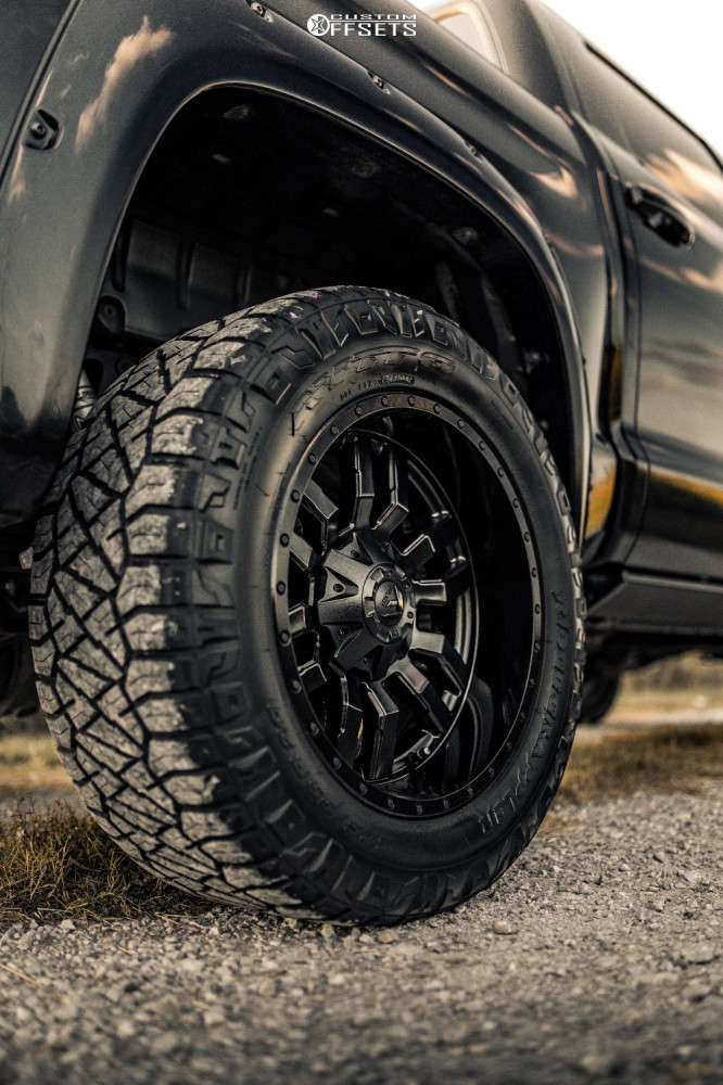 2020 Toyota Tundra with 20x10 -18 Fuel Sledge and 305/55R20 Nitto Ridge ...