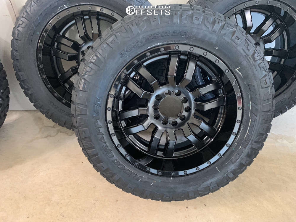 2020 Toyota Tundra with 20x10 -18 Fuel Sledge and 305/55R20 Nitto Ridge ...