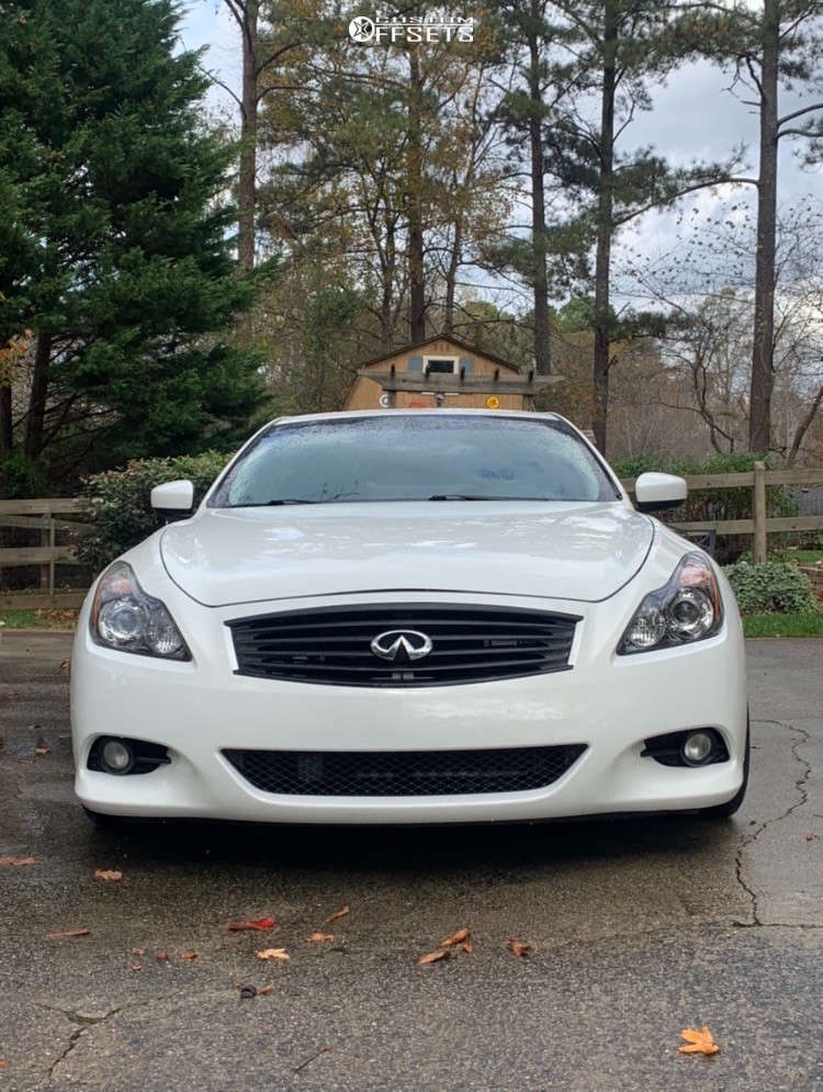 2013 INFINITI G37 with 19x9.5 20 Ground Force Gf9 and 245/40R19 Federal ...