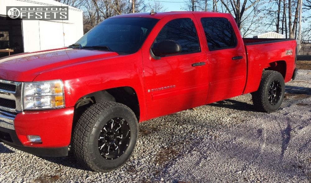 2009 Chevrolet Silverado 1500 with 18x9 -12 Axe Offroad 511 and 285 ...
