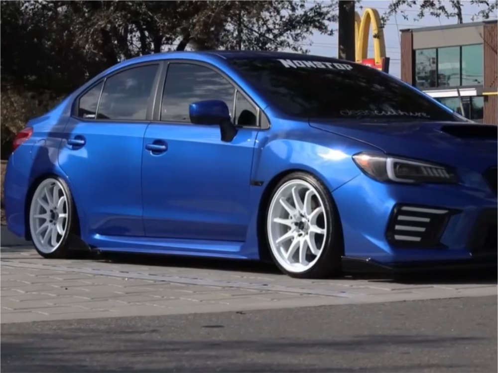 2020 Subaru WRX with 18x8.5 35 JNC Jnc006 and 215/35R18 Achilles Atr ...