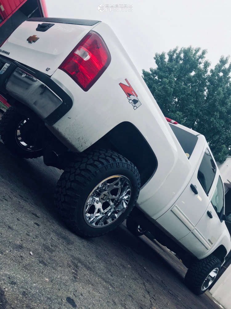 2013 Chevrolet Silverado 2500 HD with 20x12 -44 Hostile Rage and 33/12 ...