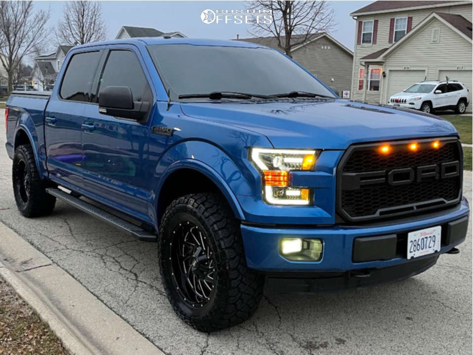 2015 Ford F-150 with 20x9 0 Hardrock Crusher and 35/12.5R20 Kenda ...