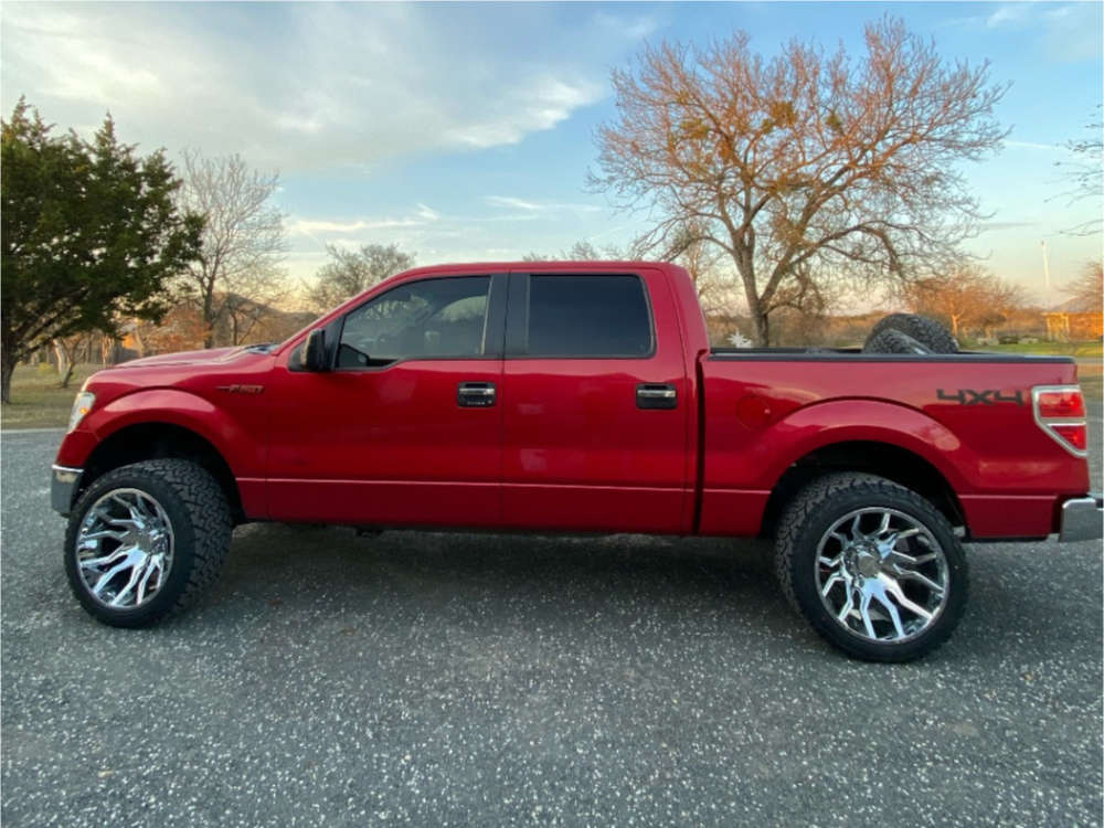 2013 Ford F-150 with 22x12 -51 ARKON OFF-ROAD Roosevelt and 33/12.5R22 ...