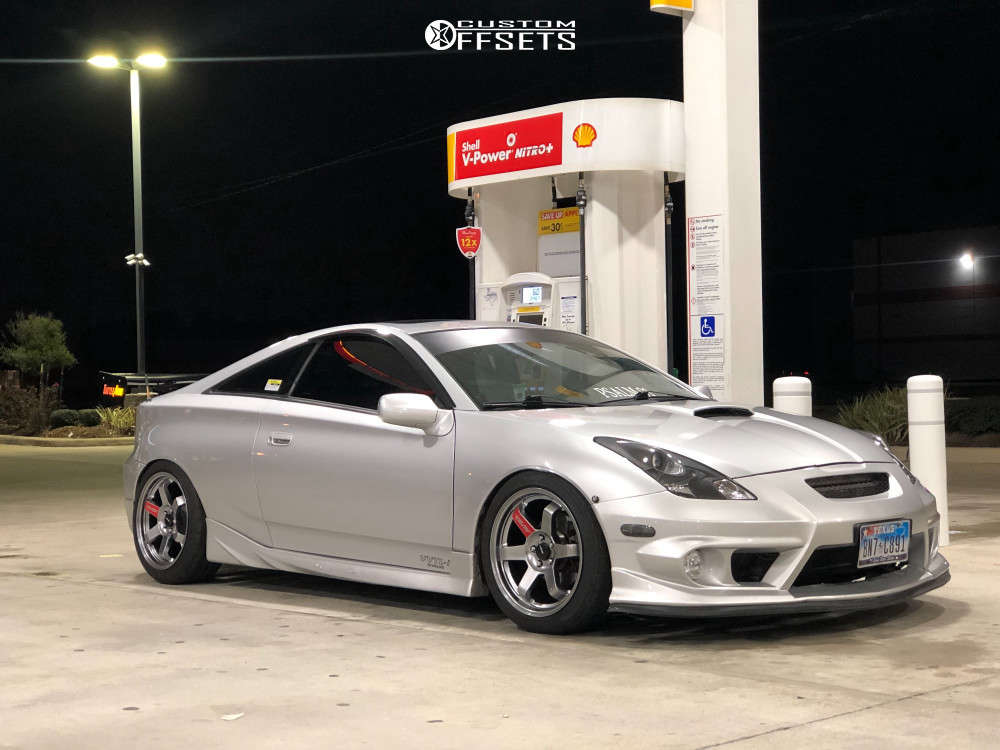 2000 Toyota Celica with 17x8 35 AVID1 AV6 and 215/45R17 Firestone Indy ...