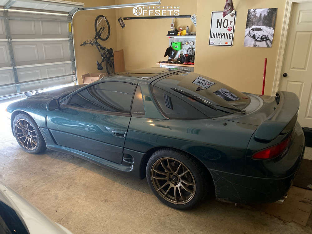 1994 Mitsubishi 3000GT with 18x9.5 35 AVID1 AV28 and 245/40R18 Federal ...