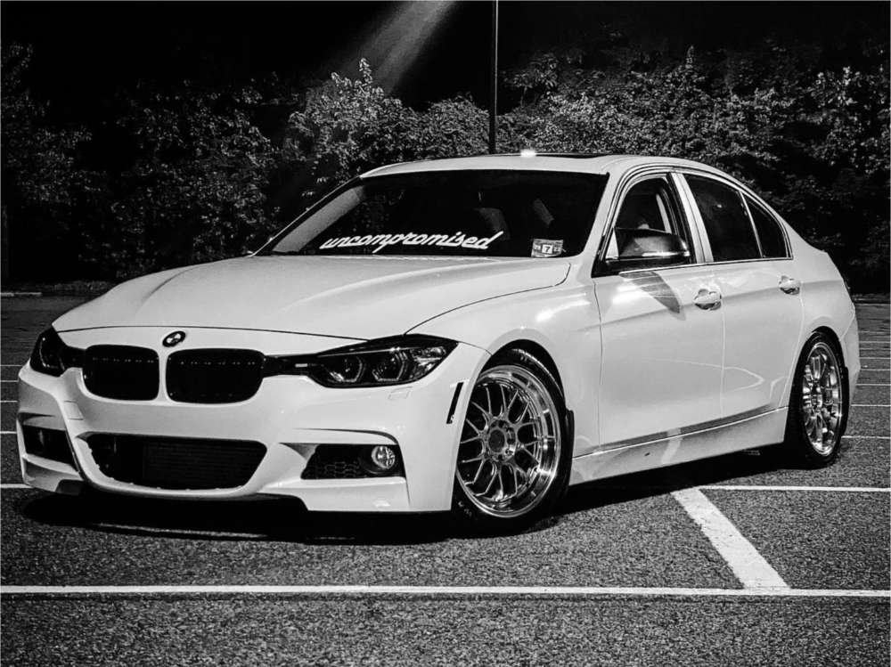 2013 BMW 320i XDrive with 18x8.5 35 F1R F21 and 235/40R18 Fullway Hp108 ...