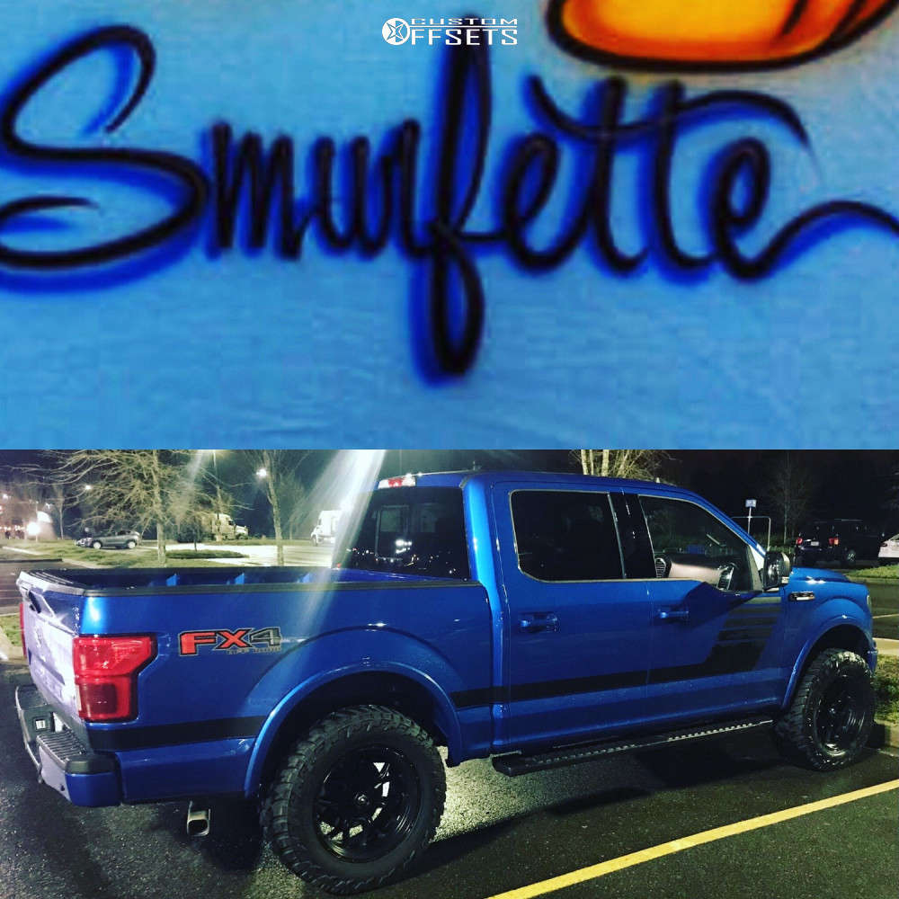 2019 Ford F-150 with 20x10 -18 Fuel Tech and 35/12.5R20 AMP Mud Terrain ...