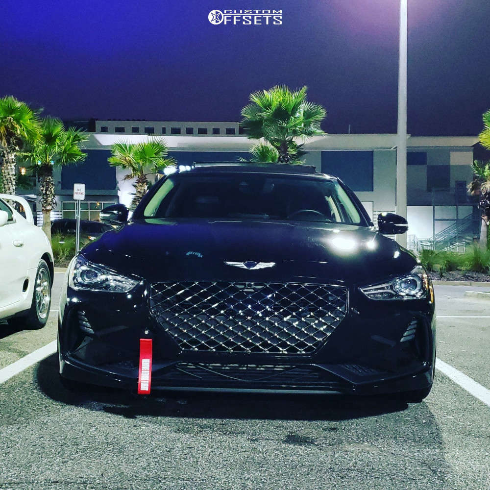 2019 Genesis G70 with 20x9 32 Vossen Vfs2 and 245/35R20 Nitto Nt555 G2 and Coilovers | Custom ...