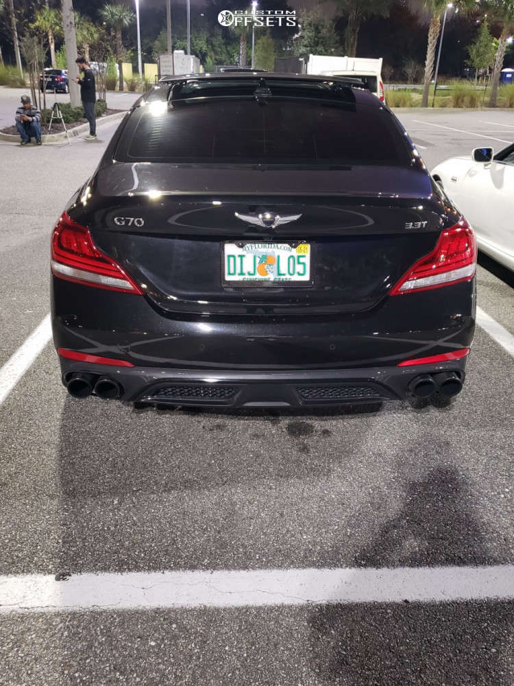 2019 Genesis G70 with 20x9 32 Vossen Vfs2 and 245/35R20 Nitto Nt555 G2 and Coilovers | Custom ...