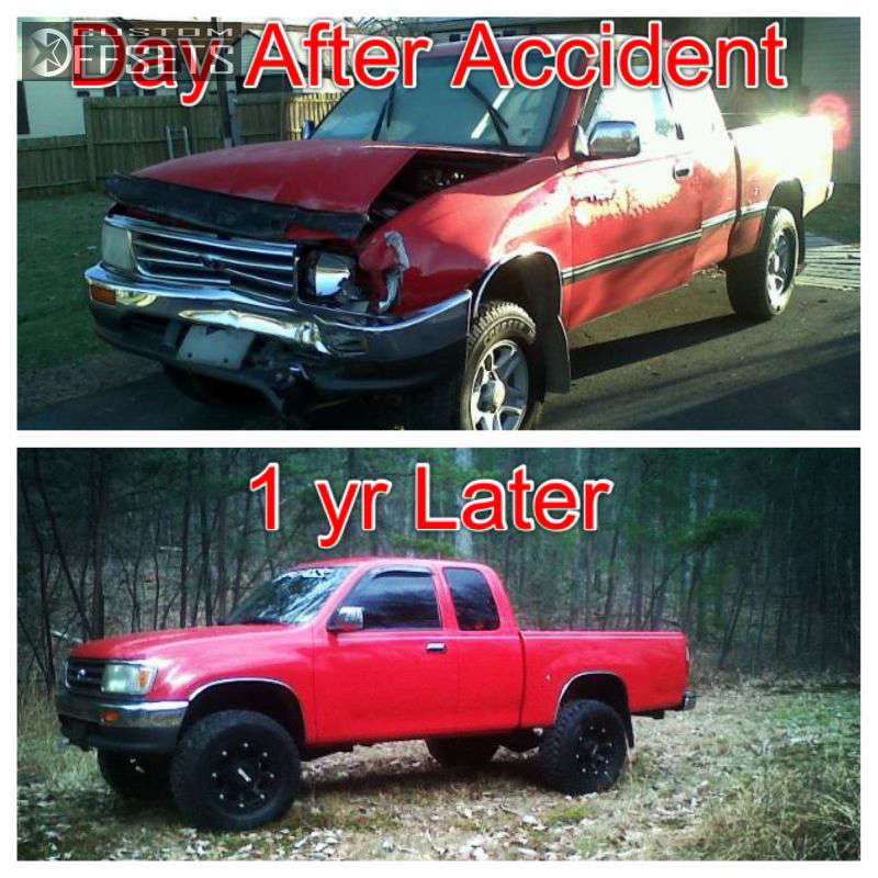 1998 Toyota T100 with 17x8 0 Gear Off-Road Backcountry and 33/12.5R17 ...