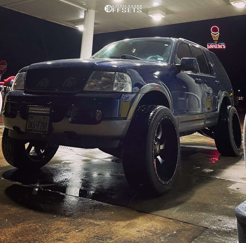 2003 Ford Explorer with 22x12 -44 Karma Offroad K27 and 305/40R22 ...