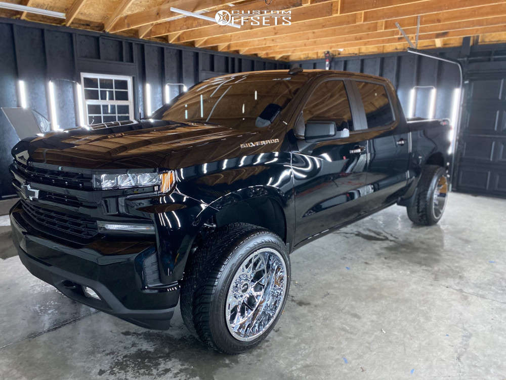 2020 Chevrolet Silverado 1500 with 22x12 -51 Vision Rocker and 305 ...