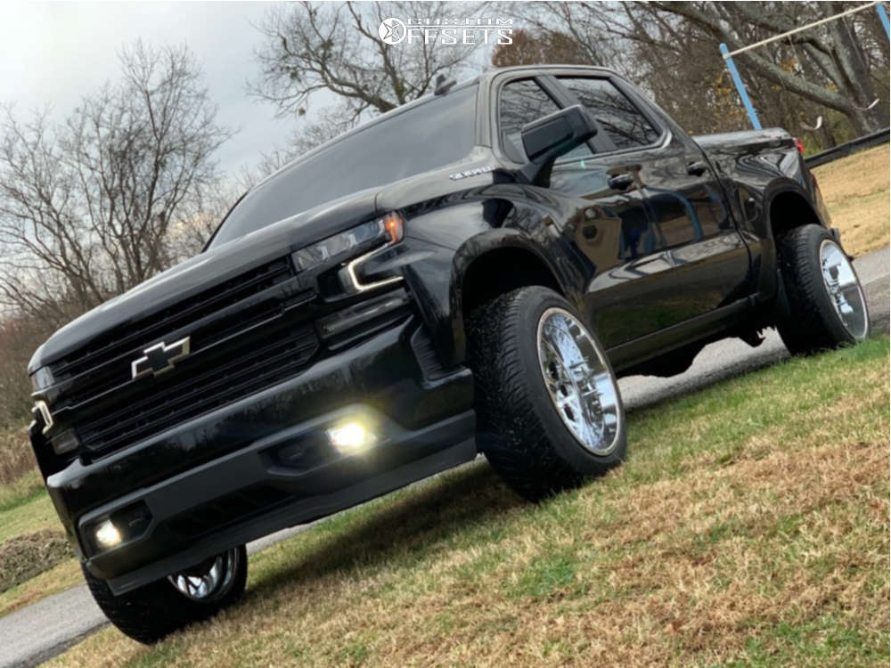 2020 Chevrolet Silverado 1500 with 22x12 -51 Vision Rocker and 305 ...