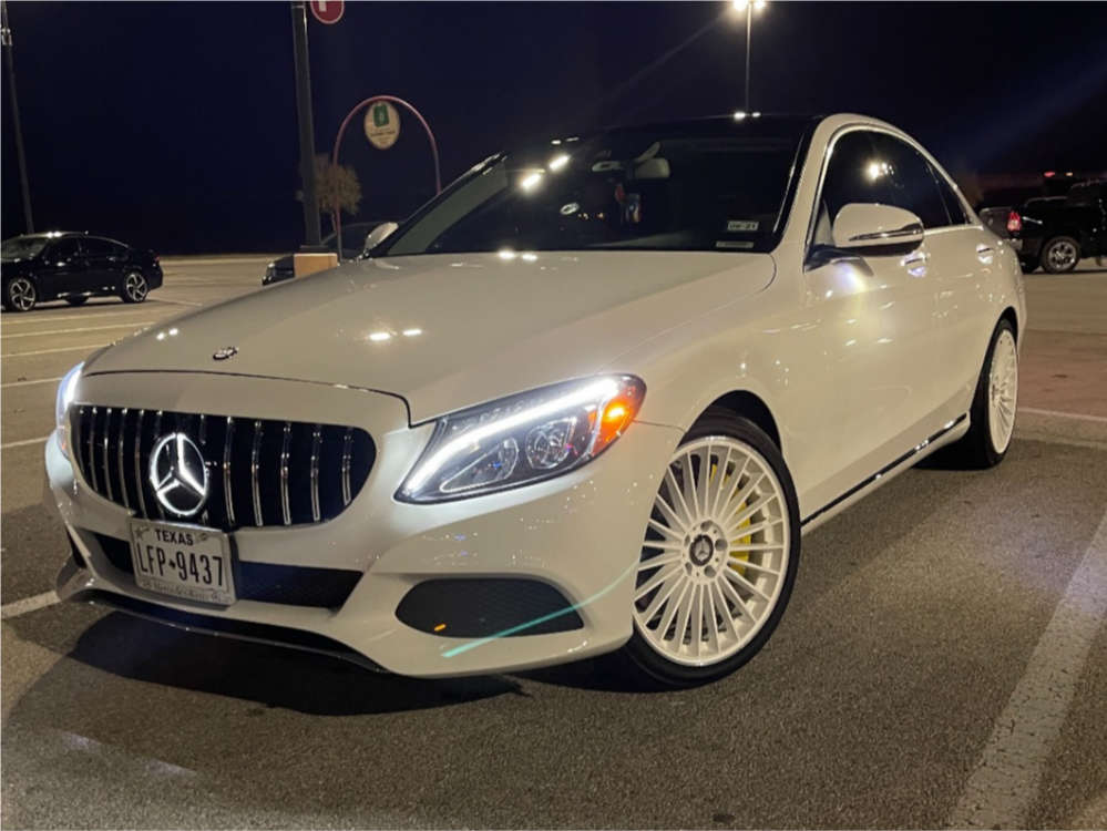 2016 Mercedes-Benz C300 with 19x8.5 32 Mandrus 23 and 225/40R19 ...