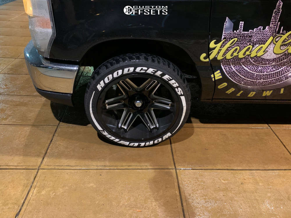 2008 Ford E-150 with 20x10 -25 Vision Razor and 275/40R20 Fullway Hp108 ...