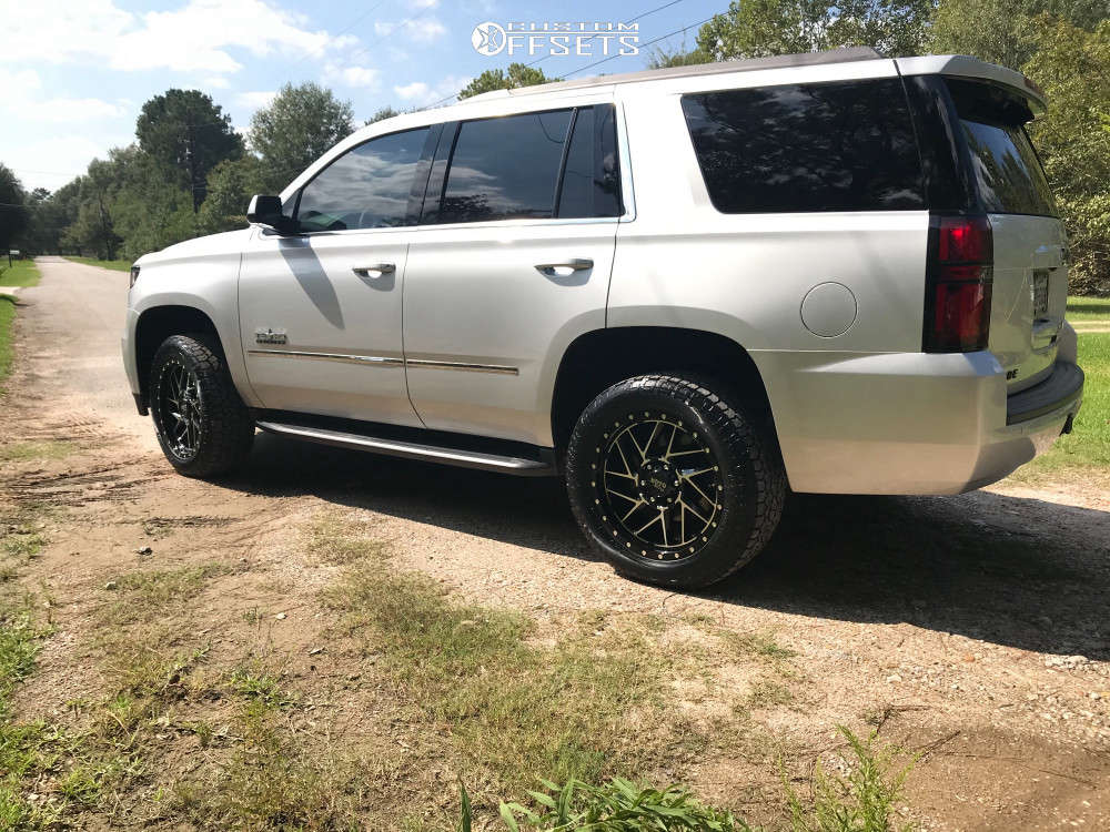 2020 Chevrolet Tahoe with 20x9 -12 Moto Metal Mo985 and 33/9.5R20 ...