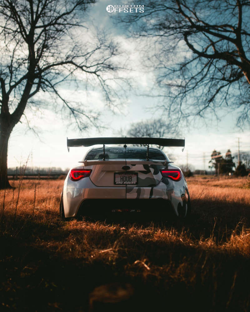 2013 Subaru BRZ with 18x9.5 15 GMR GS-108 and 215/35R18 Nankang Ns-25 ...