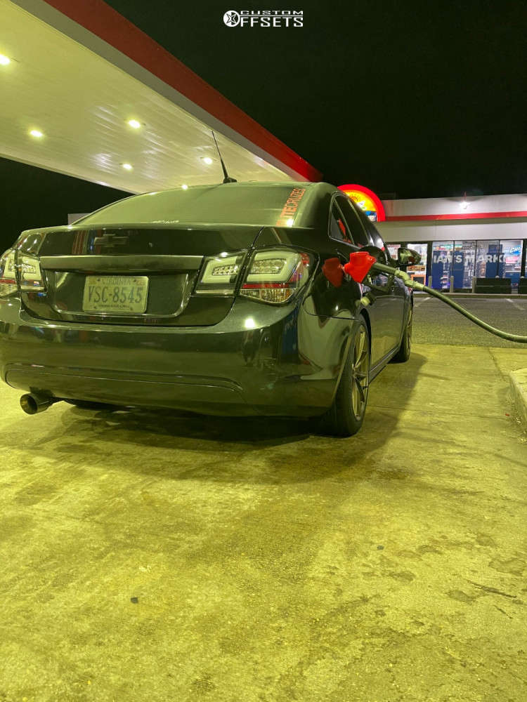 2014 Chevrolet Cruze with 18x8 45 Petrol P4b and 225/45R18 Nankang Ns ...