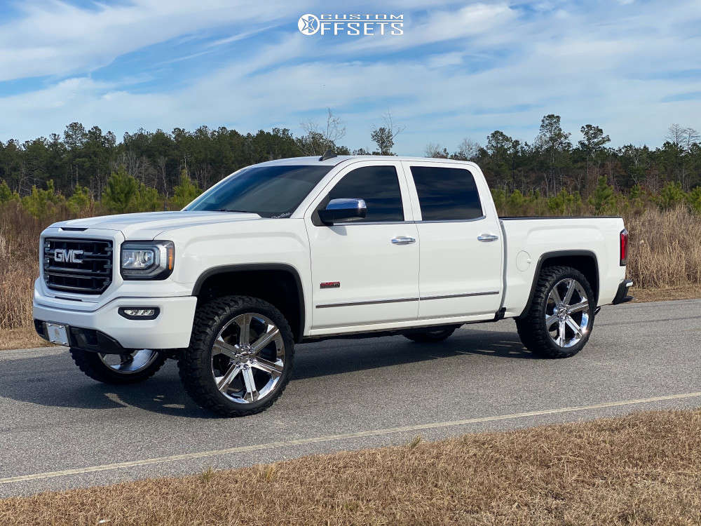 2016 GMC Sierra 1500 with 24x10 30 OE Replicas G13 and 35/12.5R24 Haida Mud Champ and Suspension ...
