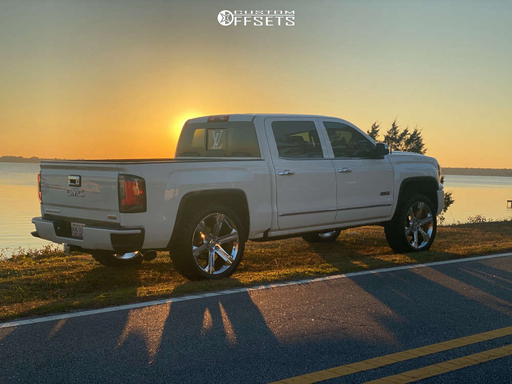 2016 GMC Sierra 1500 with 24x10 31 OE Revolution G13 and 35/12.5R24 ...