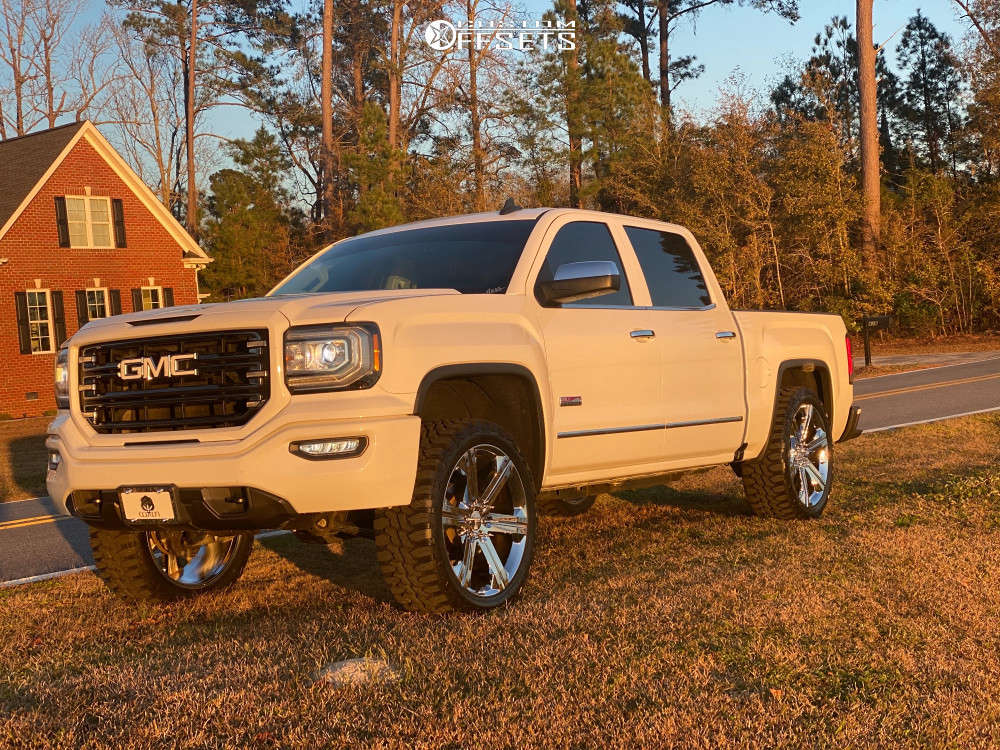 2016 GMC Sierra 1500 with 24x10 31 OE Revolution G13 and 35/12.5R24 ...