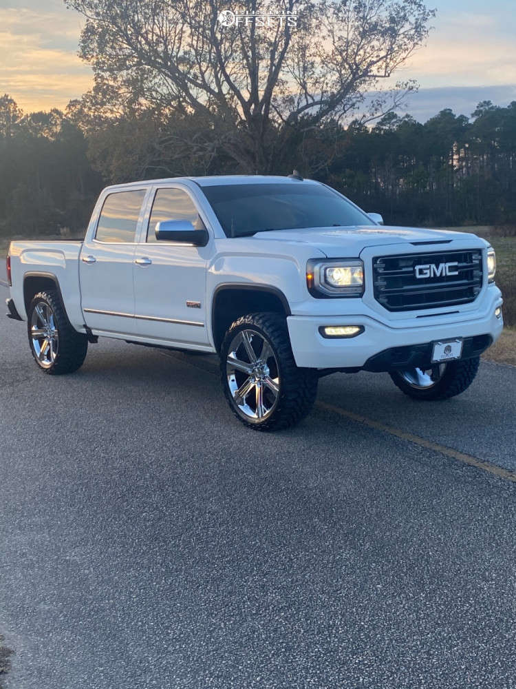 2016 GMC Sierra 1500 with 24x10 31 OE Revolution G13 and 35/12.5R24 ...