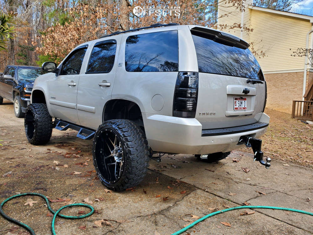 2007 Chevrolet Tahoe with 24x12 -57 Vision Sliver and 35/12.5R24 ...