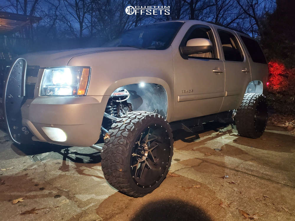 2007 Chevrolet Tahoe with 24x12 -57 Vision Sliver and 35/12.5R24 ...