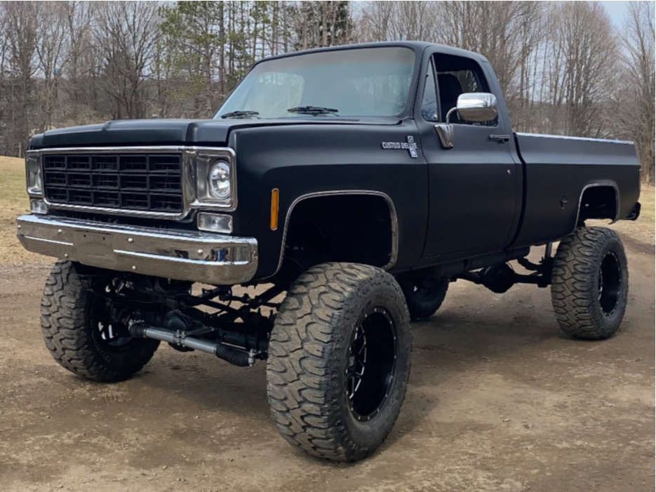 1977 Chevrolet K10 with 20x12 -44 XD Xd820 and 38/15.5R20 Milestar Patagonia Mt and Suspension ...