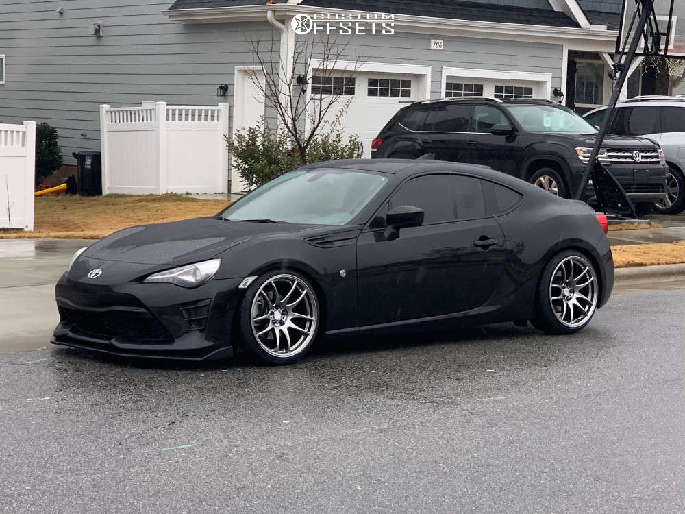 2020 Toyota 86 with 18x9.5 30 Work Emotion Cr Kiwami and 225/35R18 ...