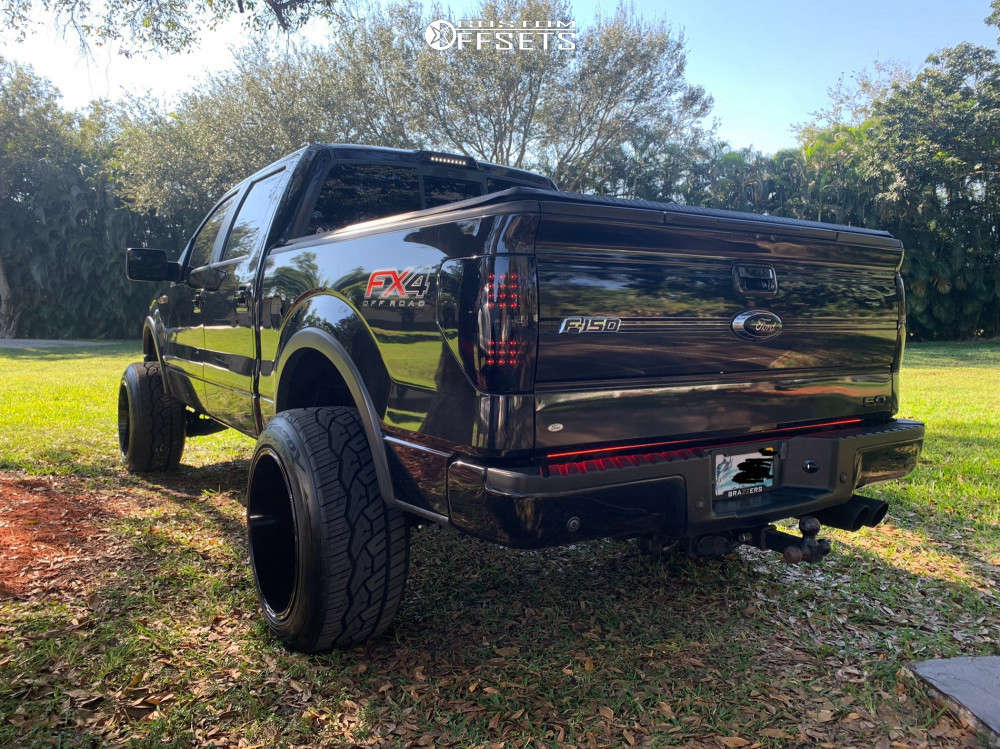 2012 Ford F-150 with 22x14 -75 Fuel Triton and 305/50R22 Nitto Nt420v ...
