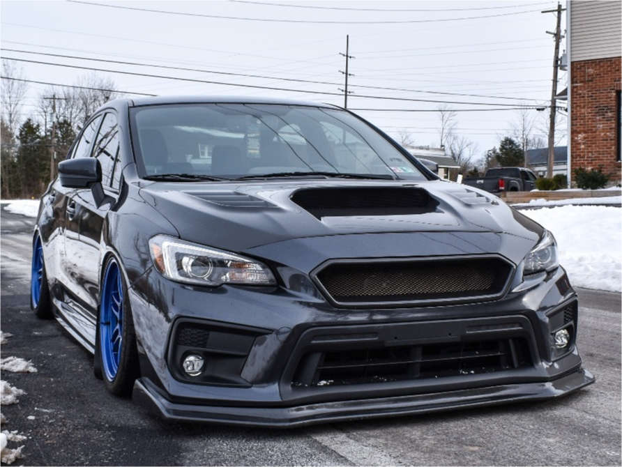 2018 Subaru WRX with 18x9.5 38 Enkei Rpf1 and 255/35R18 Toyo Tires ...