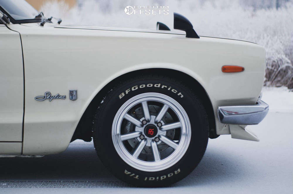 1971 Nissan 240Z with 15x8 -0 Atara Racing Pisang and 225/60R15 ...