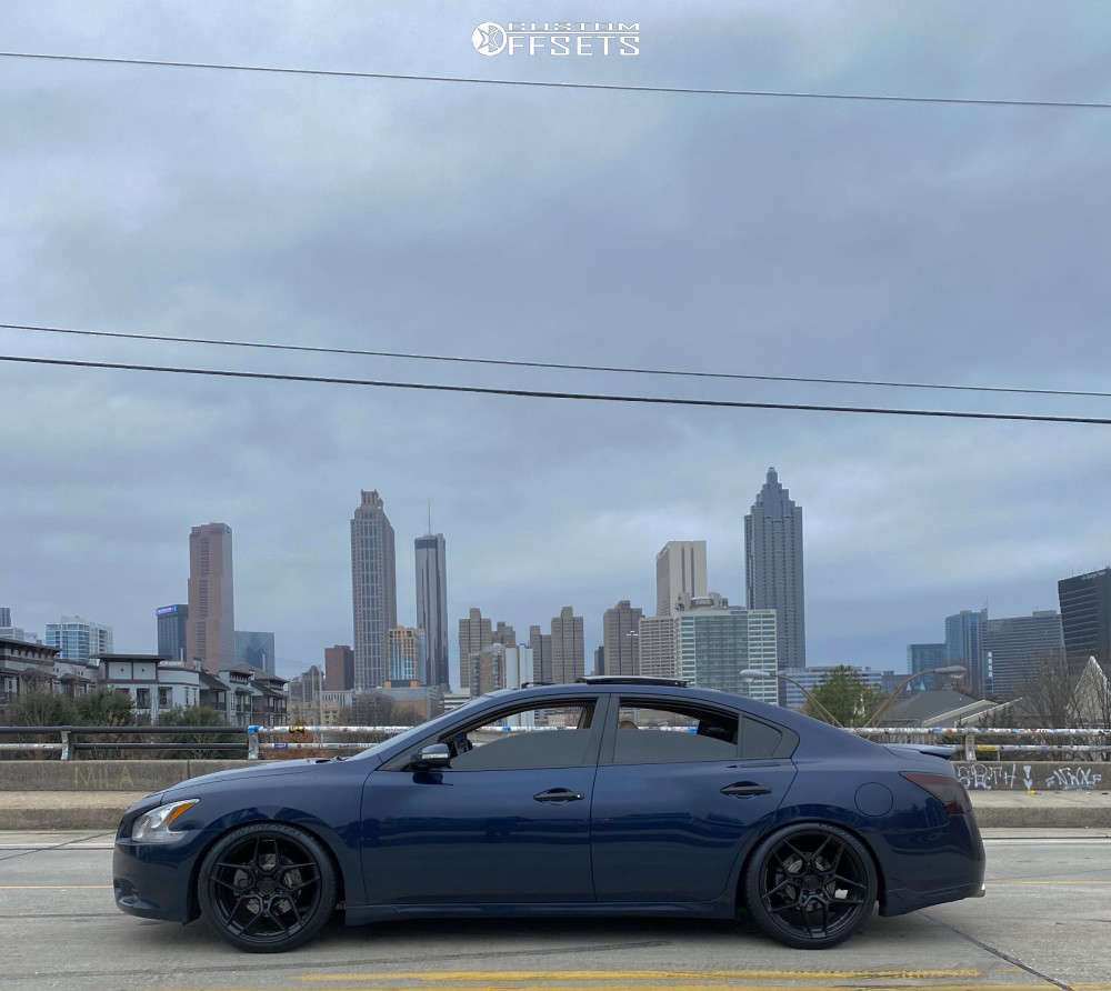 2011 Nissan Maxima with 20x9 35 Rohana Rfx11 and 255/35R20 Continental ...
