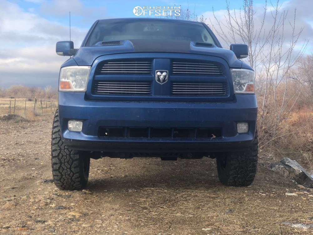 2011 Ram 1500 with 20x9 -12 Ballistic Spartan and 37/12.5R20 Kanati ...