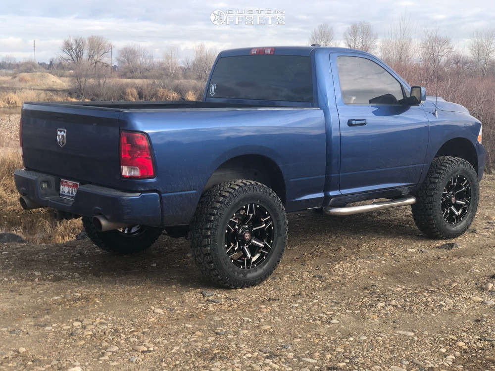 2011 Ram 1500 with 20x9 -12 Ballistic Spartan and 37/12.5R20 Kanati ...