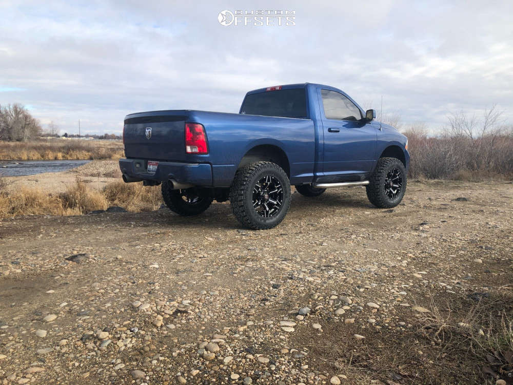 2011 Ram 1500 with 20x9 -12 Ballistic Spartan and 37/12.5R20 Kanati ...