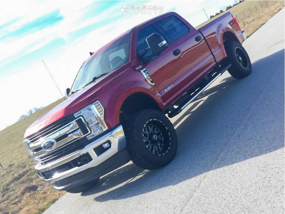2019 Ford F-250 Super Duty with 20x10 -18 TIS 544BM and 35/12.5R20 ...