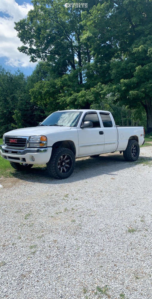 2005 GMC Sierra 1500 with 20x10 -24 XF Offroad Xf-215 and 33/12.5R20 ...